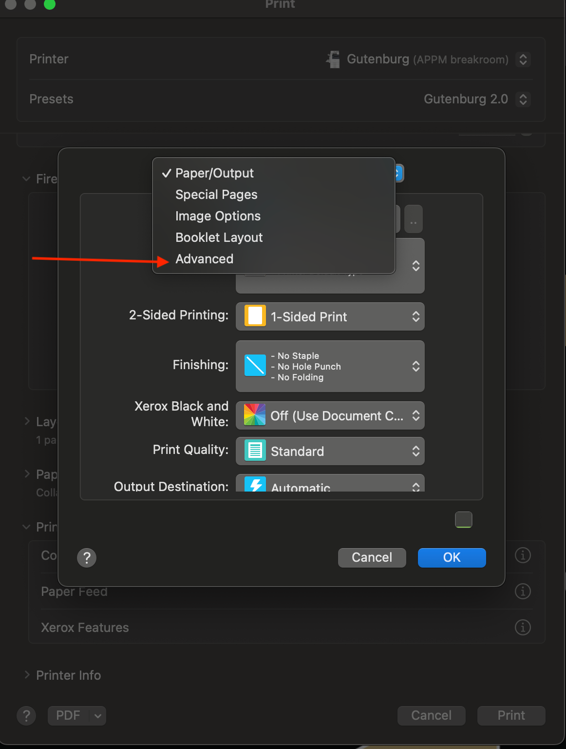Printing Documentation | Applied Mathematics | University of Colorado Boulder
